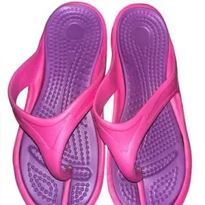 CROCS | Shoes | Crocs Athens Flip Flops 8 Purple Pink | Poshmark